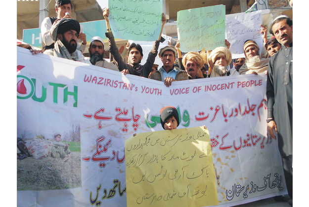 Left in the lurch: IDPs protest against attitude of govt
