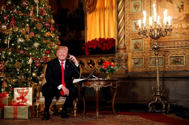Trump's Christmas wish: 'We've got prosperity. Now we want peace'