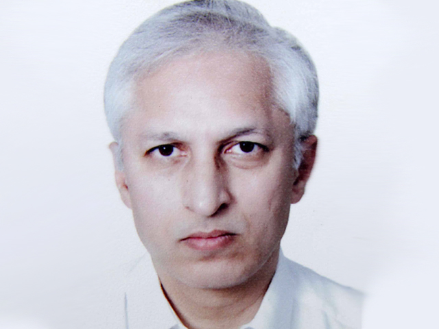 My teacher, Professor Syed Ali Haider, was buried by his 85-year-old father