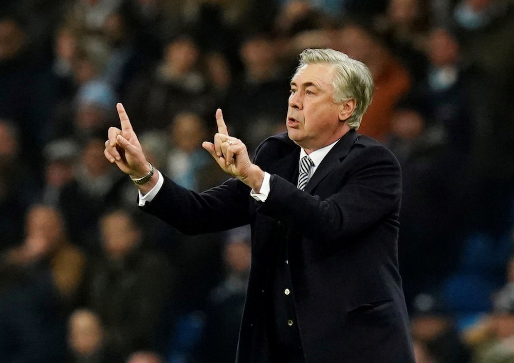 Everton face stern test of Ancelotti-led revival