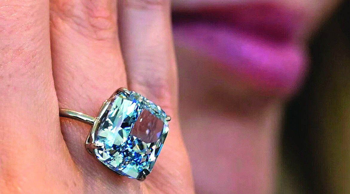 Blue diamond purchased at steep USD 21.5 million