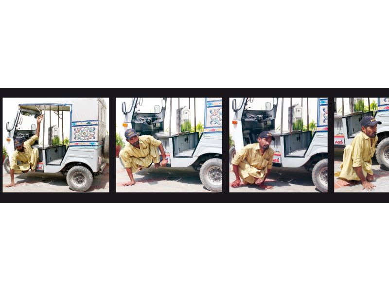 Retrofitted rickshaws help men who can’t walk get behind the steering wheel