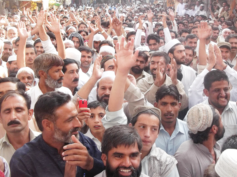 Protests against DPO’s transfer continue to fan out across Mansehra