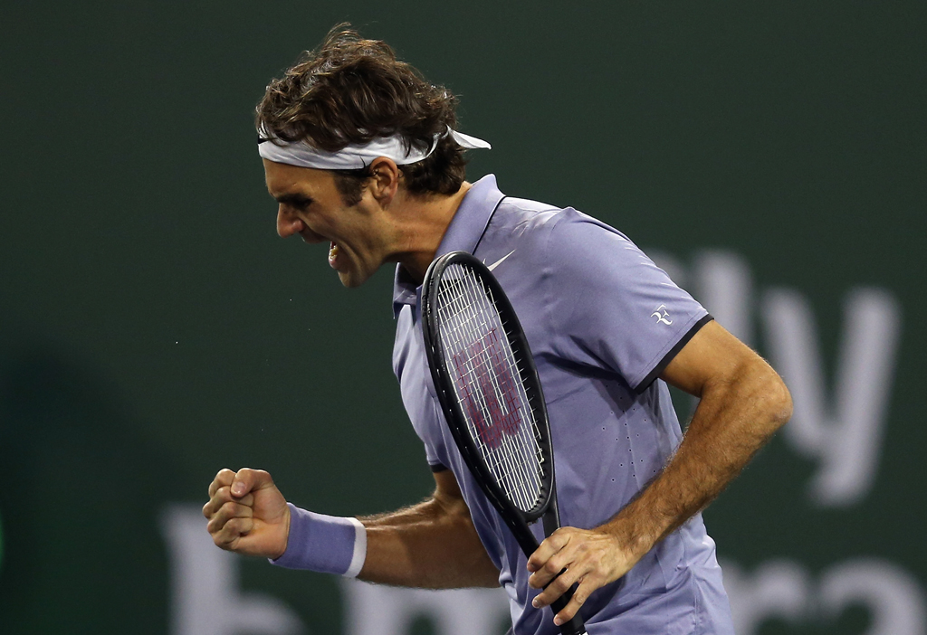 Federer on track for Indian Wells title