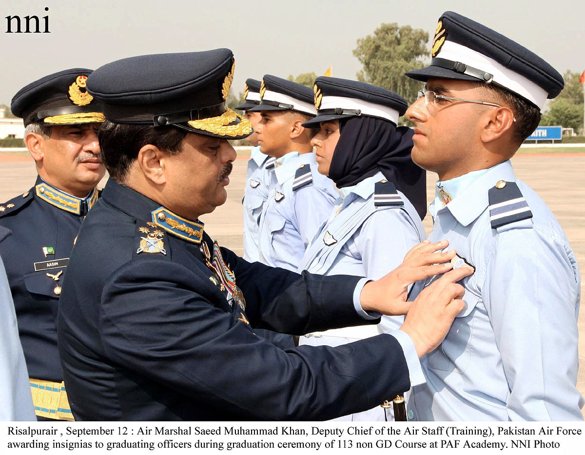 Non-GD Course: Graduation ceremony held at PAF Academy