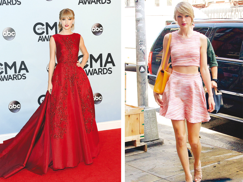 Fashion front : Taylor Swift leads the best-dressed pack