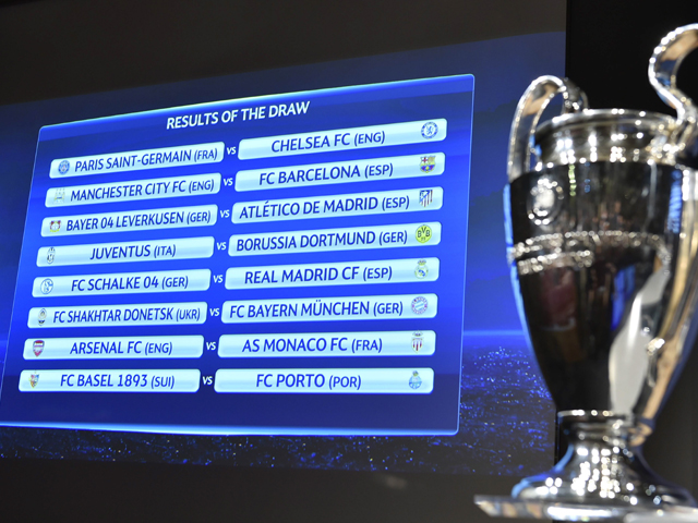 Champions League: Familiar rivalries reignited by round of 16 draw