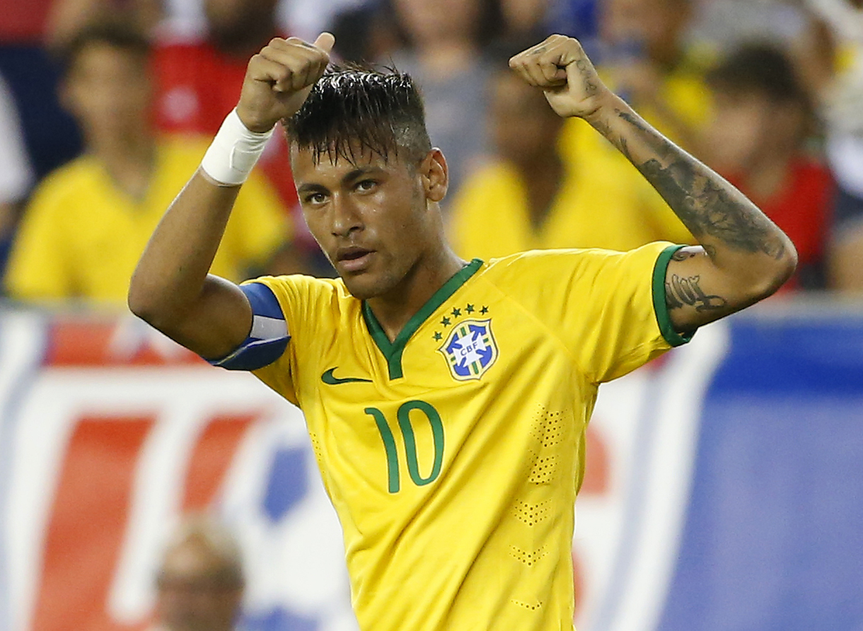 Neymar double as Brazil thrash USA