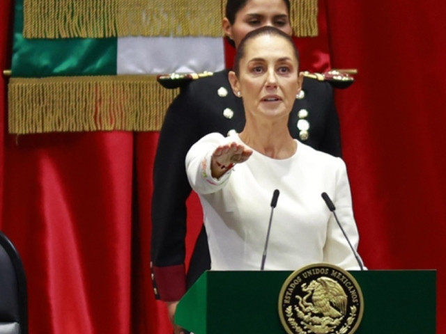 Claudia Sheinbaum sworn in as Mexico’s first female president