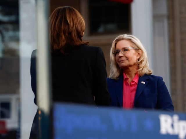 GOP Liz Cheney joins Harris in campaign