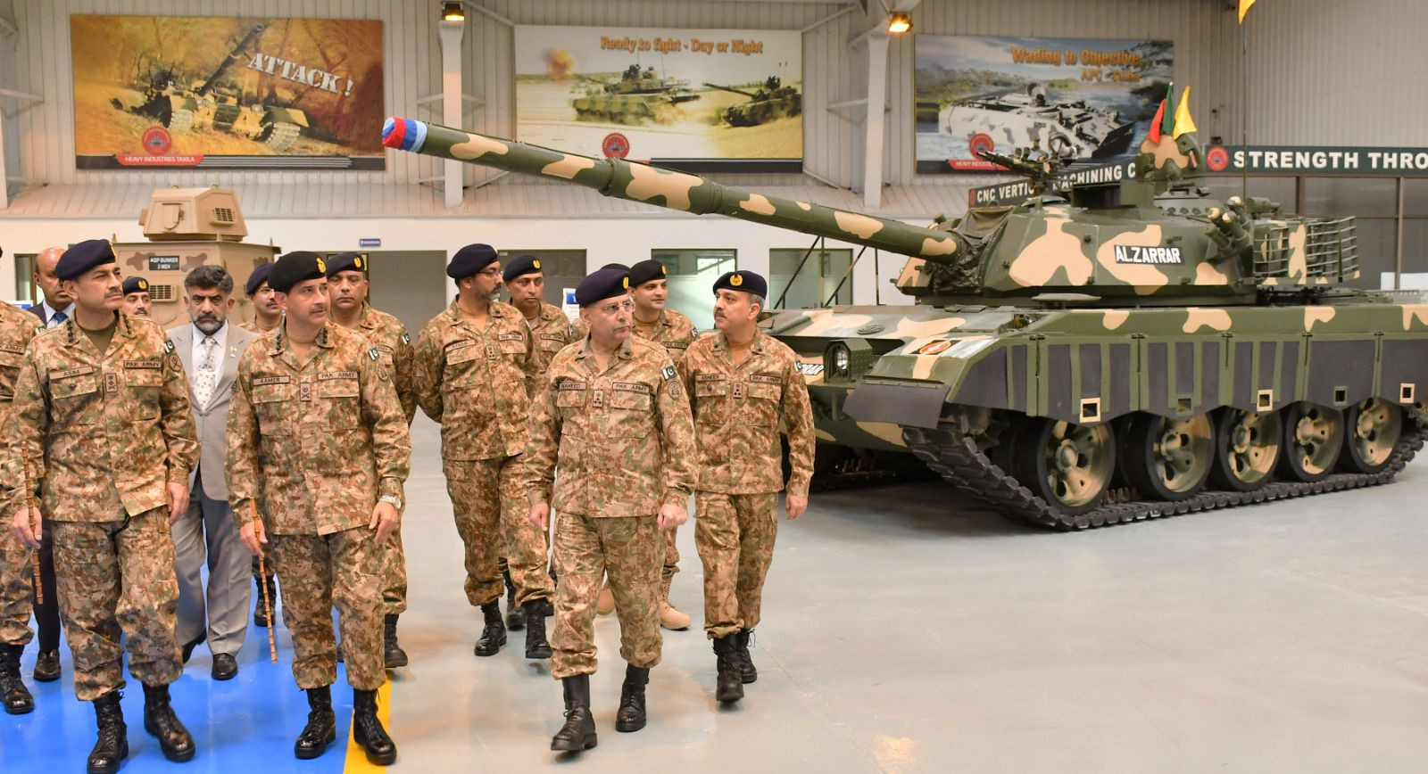 COAS visits Heavy Industries Taxila, briefed on ongoing projects