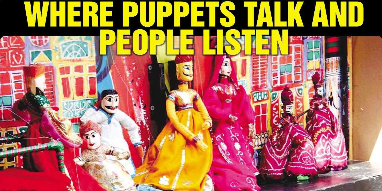 Where puppets talk and people listen