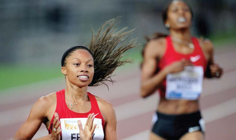 Athletics: Felix sets year’s best