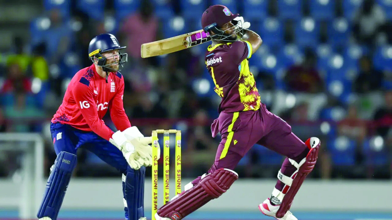 Hope, Lewis star as WI thrash England