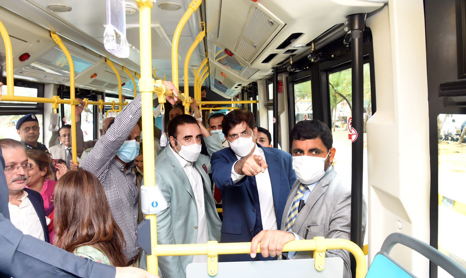 Bilawal inaugurates Peoples Bus Service in Karachi