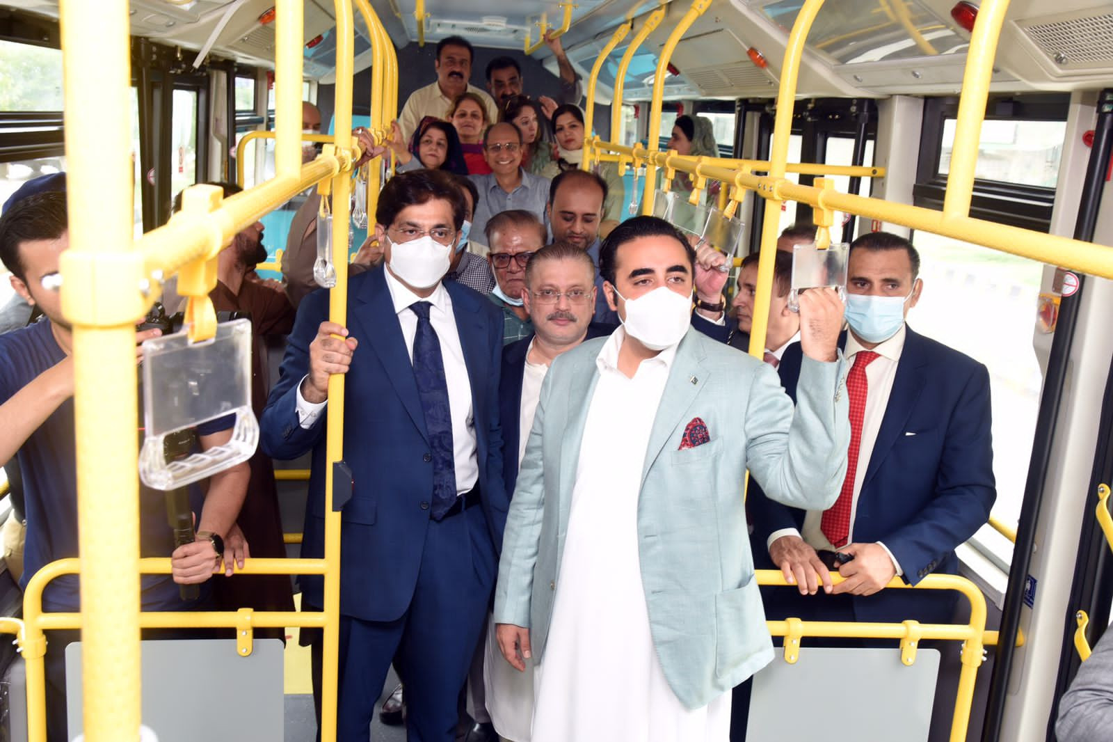 Bilawal inaugurates Peoples Bus Service in Karachi