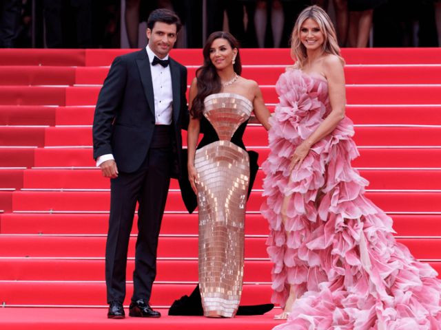 Eva Longoria, Heidi Klum, Carlos Sainz Jr attend Cannes 2025 opening night