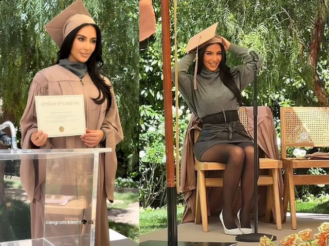 Kim Kardashian graduates after six years in law program, proving slow ...