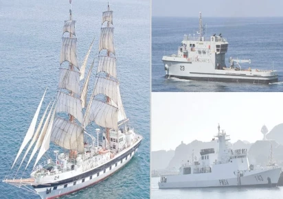 Pakistan Navy Flotilla Conducts Joint Naval Drill with Oman