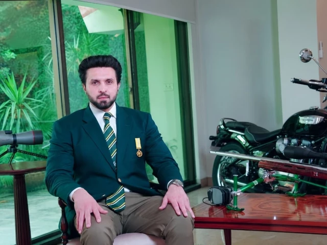 Sports shooter Mohsin Nawaz dedicates Tamgha-e-Imtiaz to PLRA Patron ...