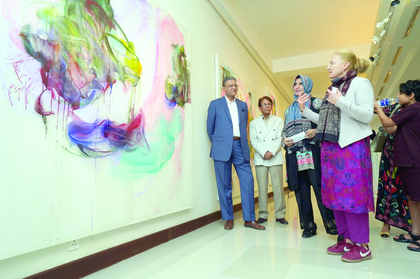 Exhibit showcases German artist's mesmerising art
